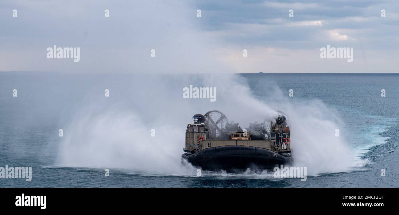OKINAWA, Japan (Jan. 18, 2023) - A landing craft air cushion (LCAC ...