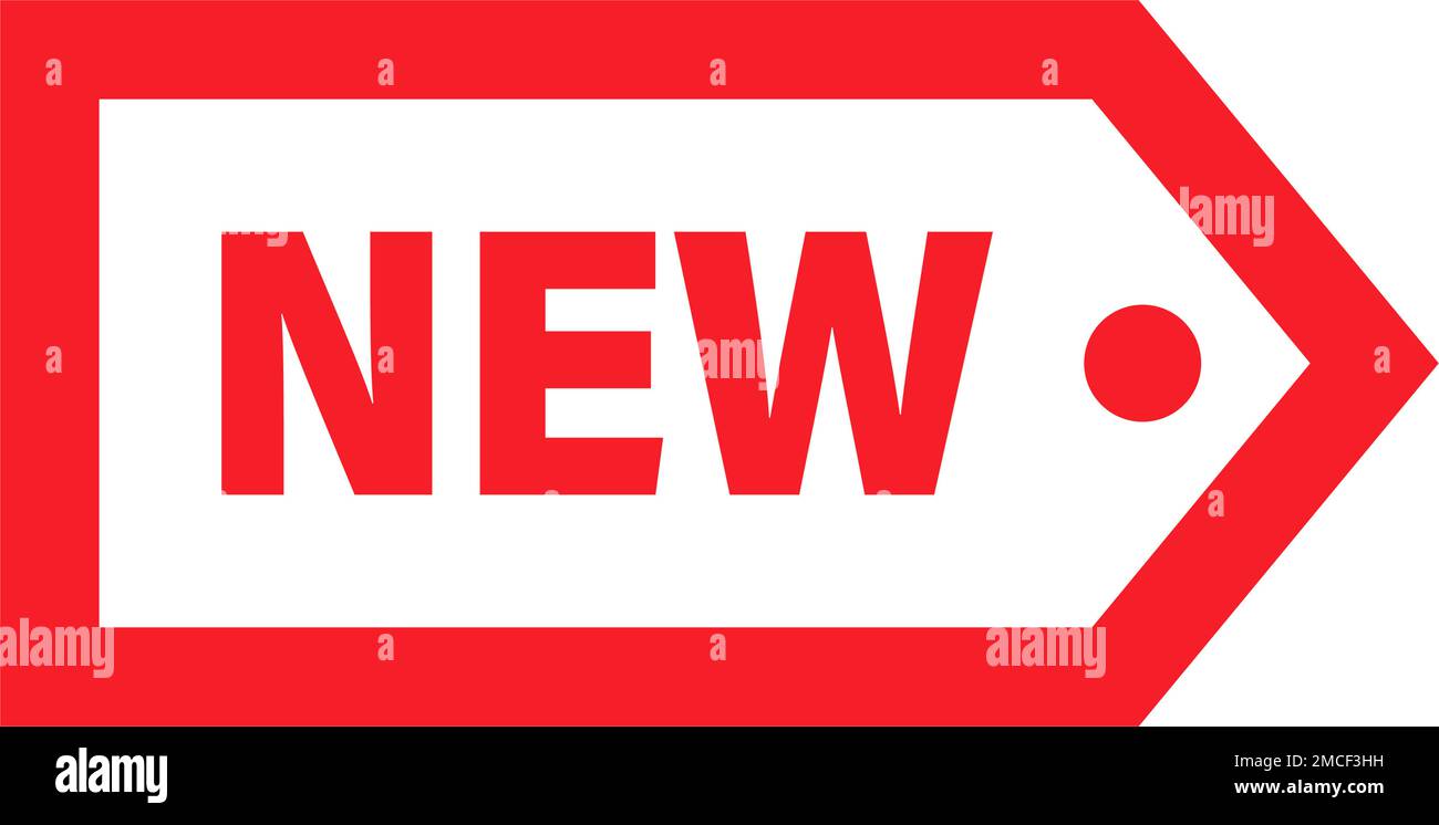 All new tag Stock Vector Images - Alamy