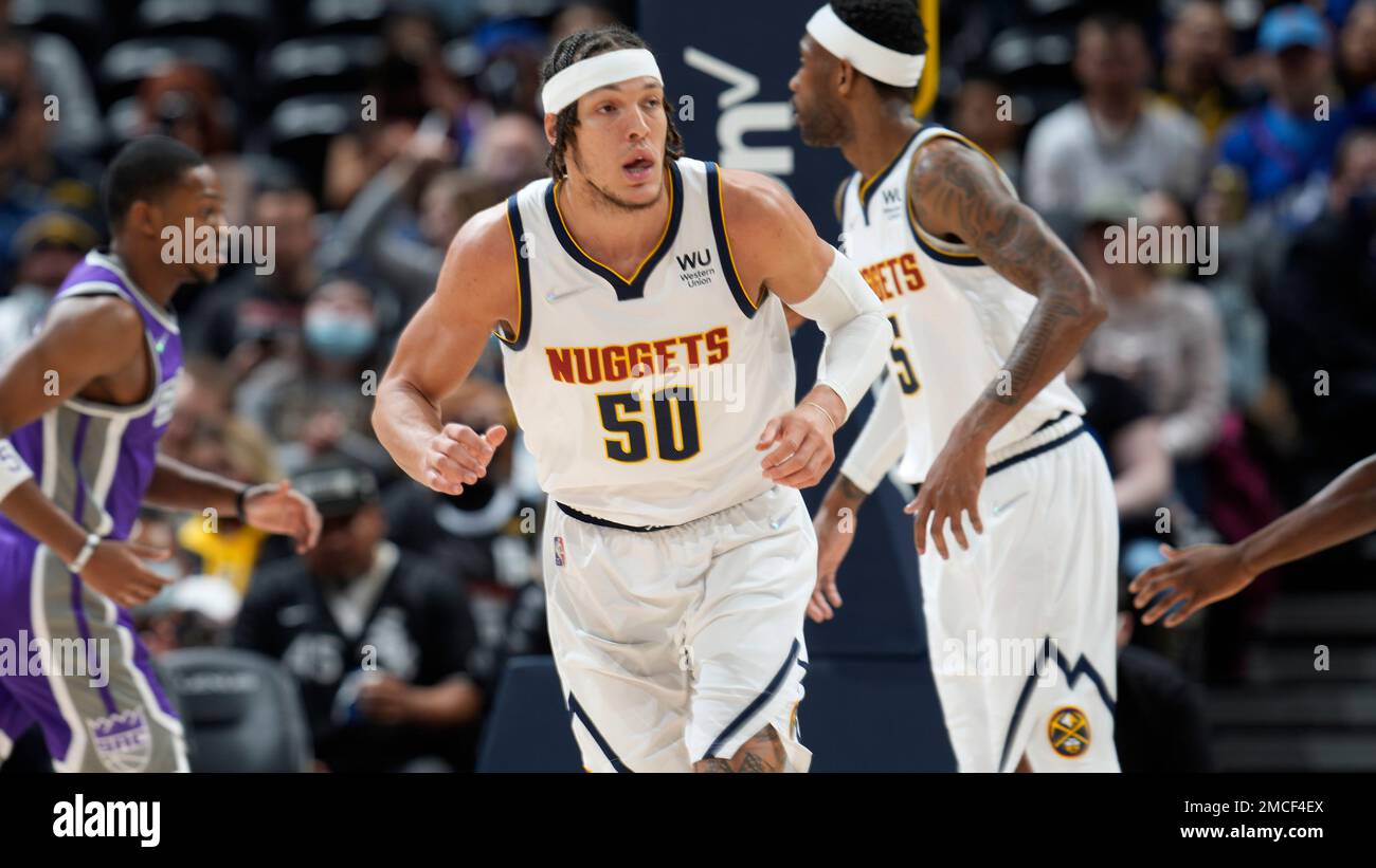Denver Nuggets forward Aaron Gordon (50) in the first half of an NBA ...