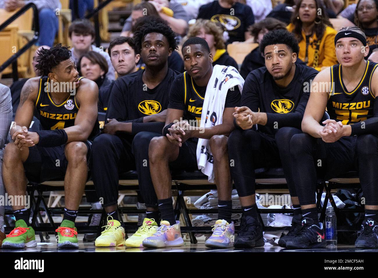 Missouri's DeAndre Gholston, Kobe Brown, D'Moi Hodge, Ronnie DeGray III ...