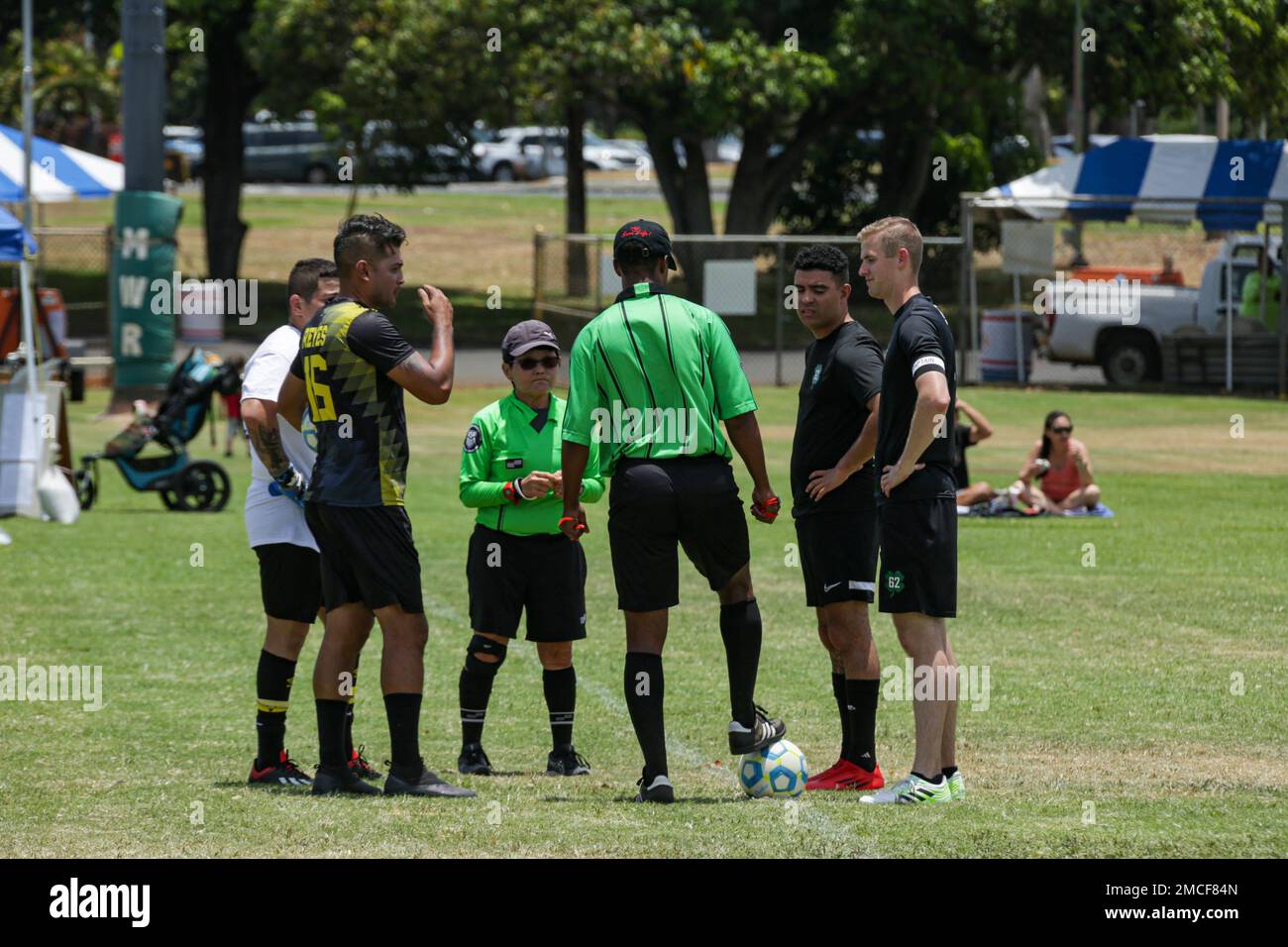 220630-N-DF558-1030 PEARL HARBOR (June 30, 2022) Team captains, from ...