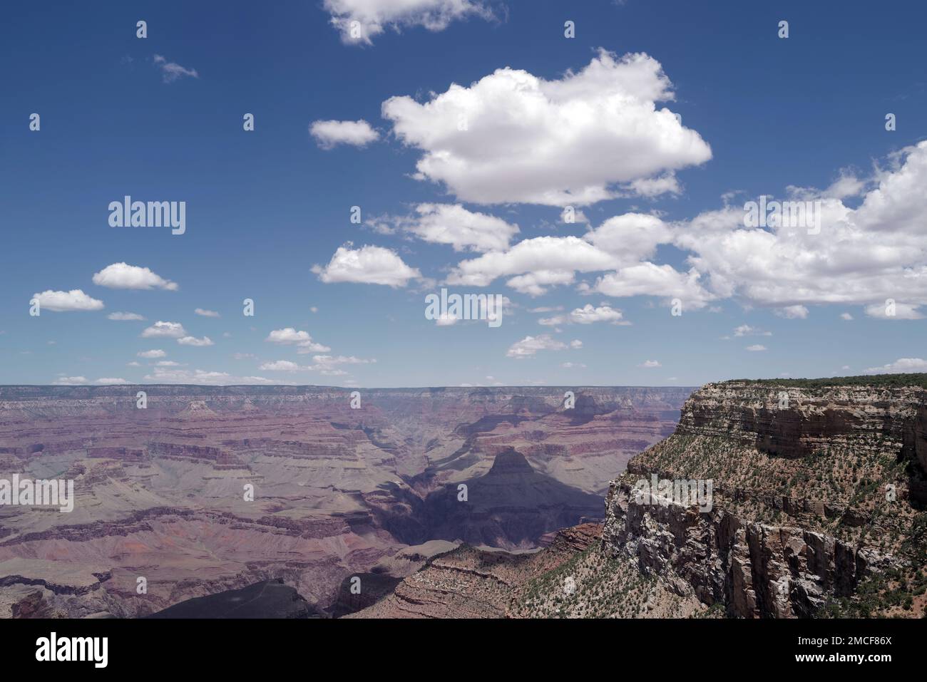 Rock canyon, rocky mountains. Landscape of Grand Canyon. Panoramic view ...