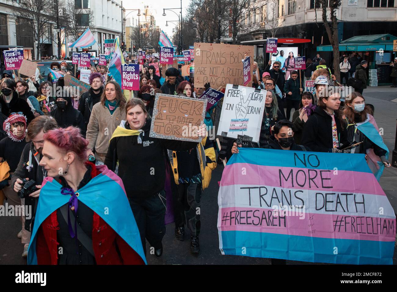 Transgender flag scotland hi-res stock photography and images - Alamy