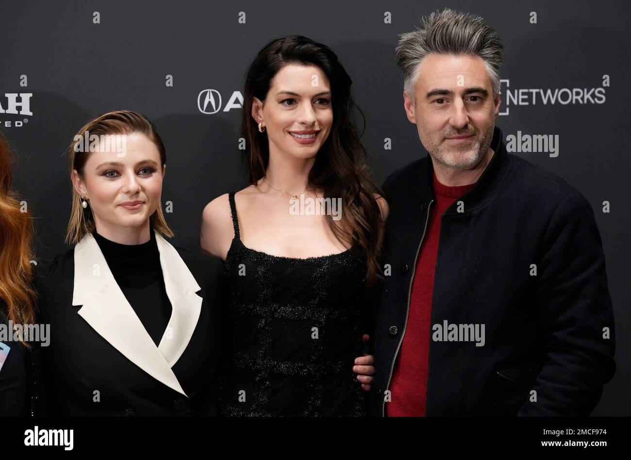 William Oldroyd, right, director/producer of "Eileen," poses with cast ...