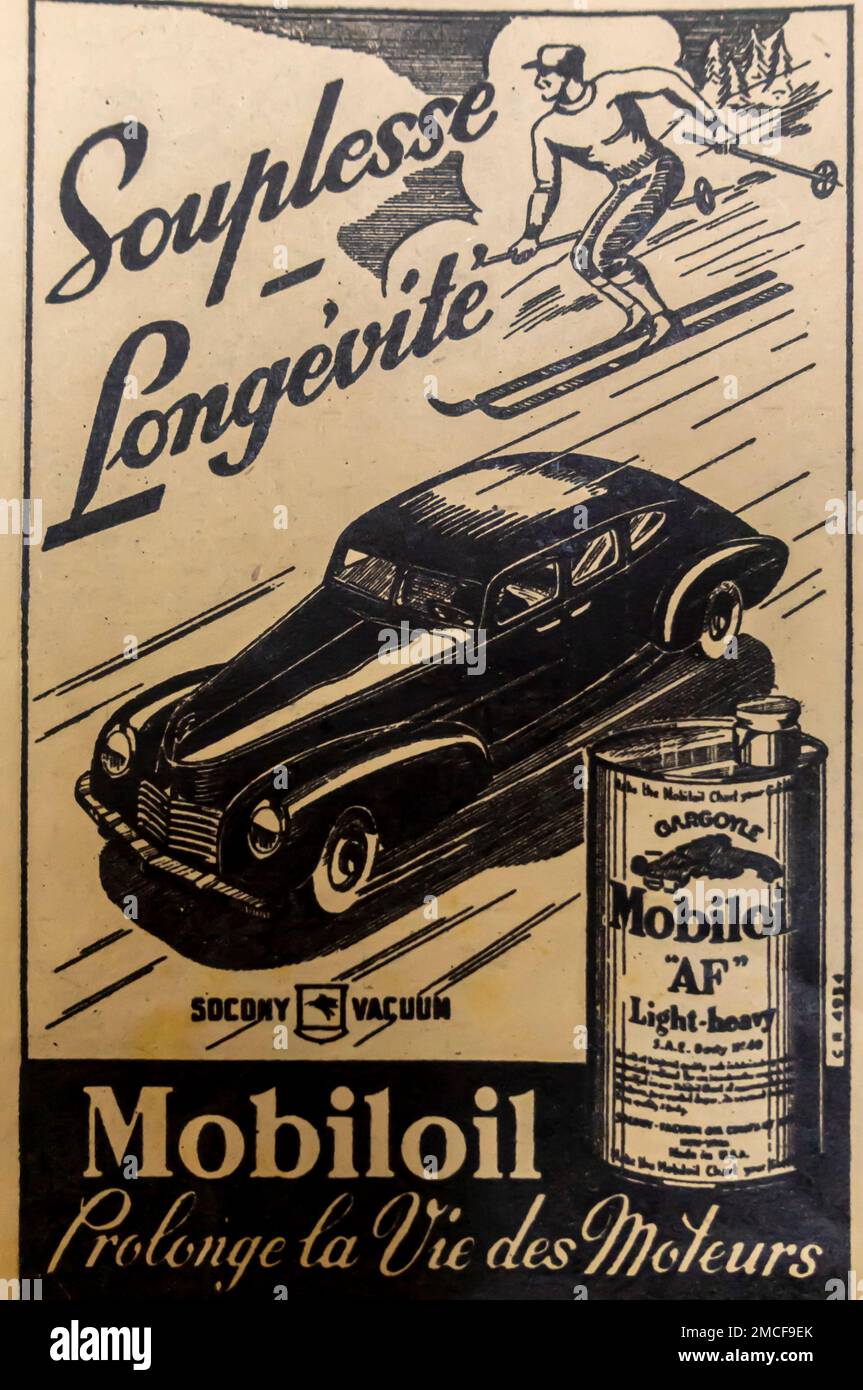 Vintage french advertisements hi-res stock photography and images - Alamy