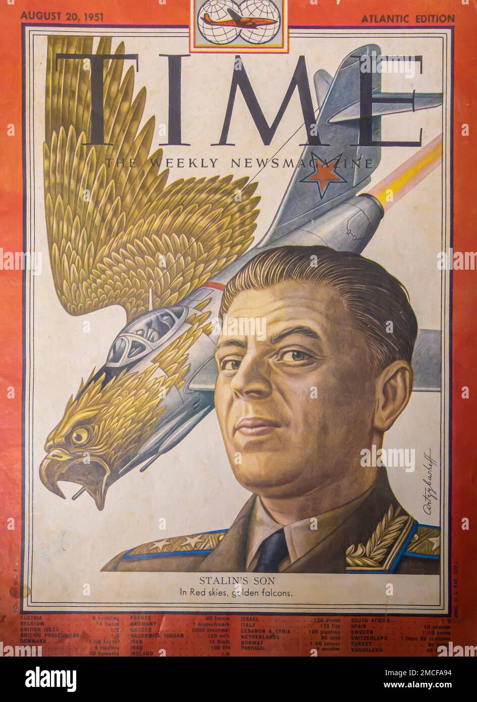 TIME magazine cover - August 1951 Stock Photo - Alamy