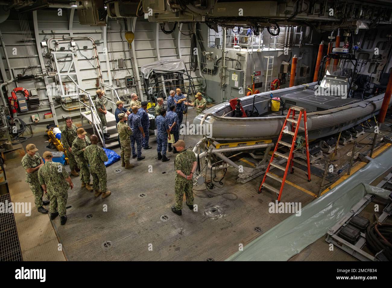 220630-A-YK067-1160 MANAMA, Bahrain (June 30, 2022) Members of U.S ...