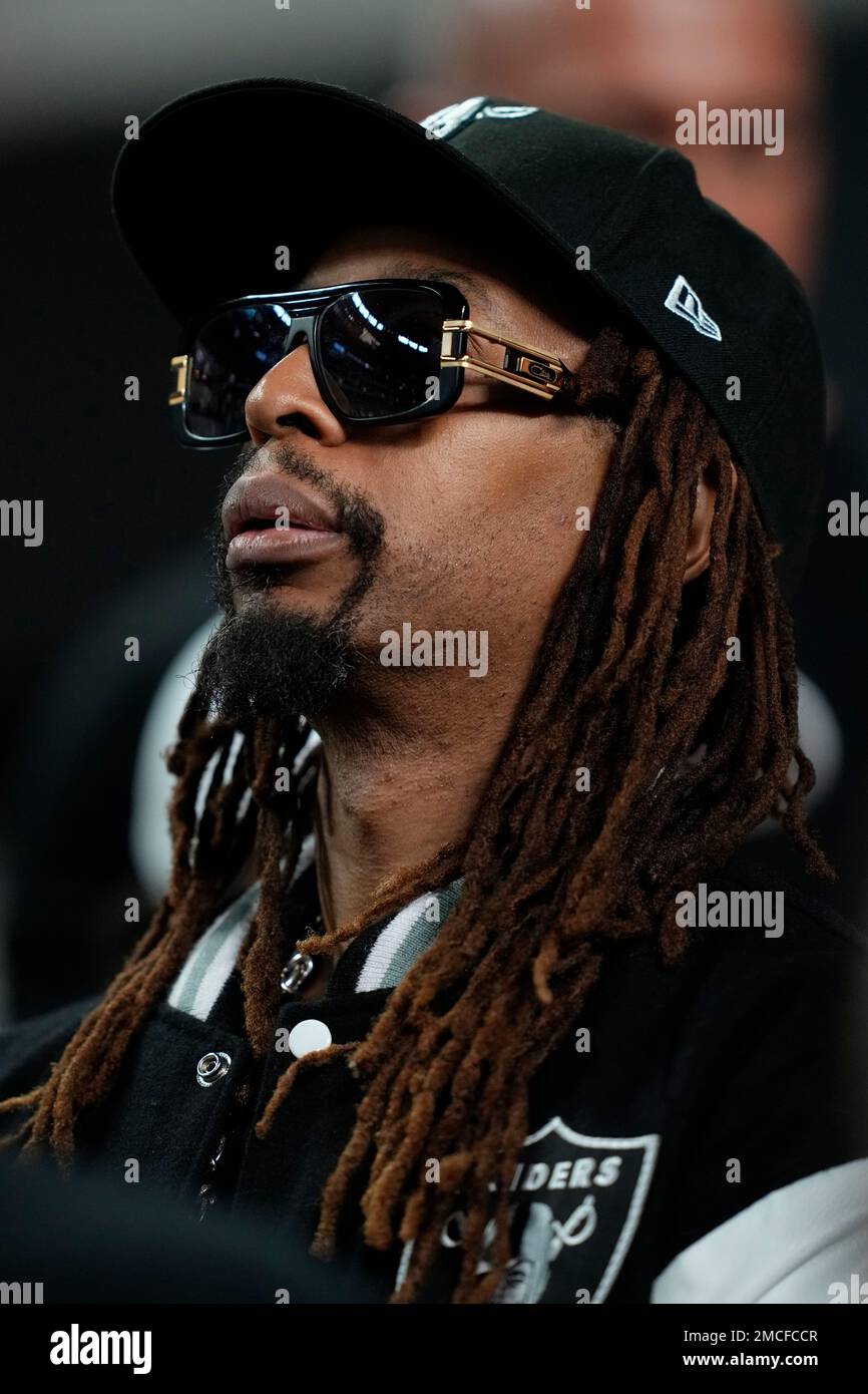 Rapper Lil Jon is seen in attendance during an NFL football game ...