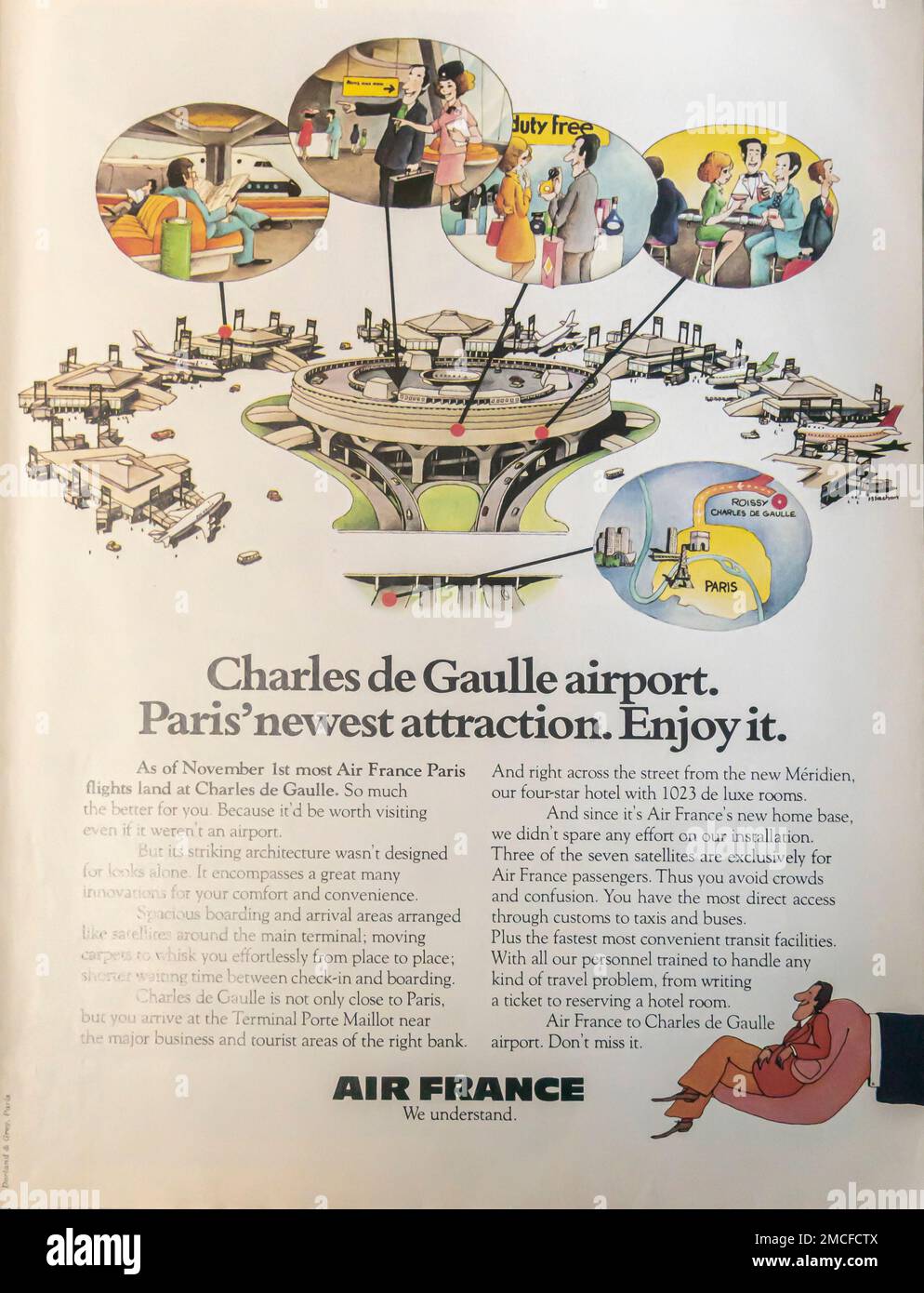 Air france ads hi-res stock photography and images - Alamy