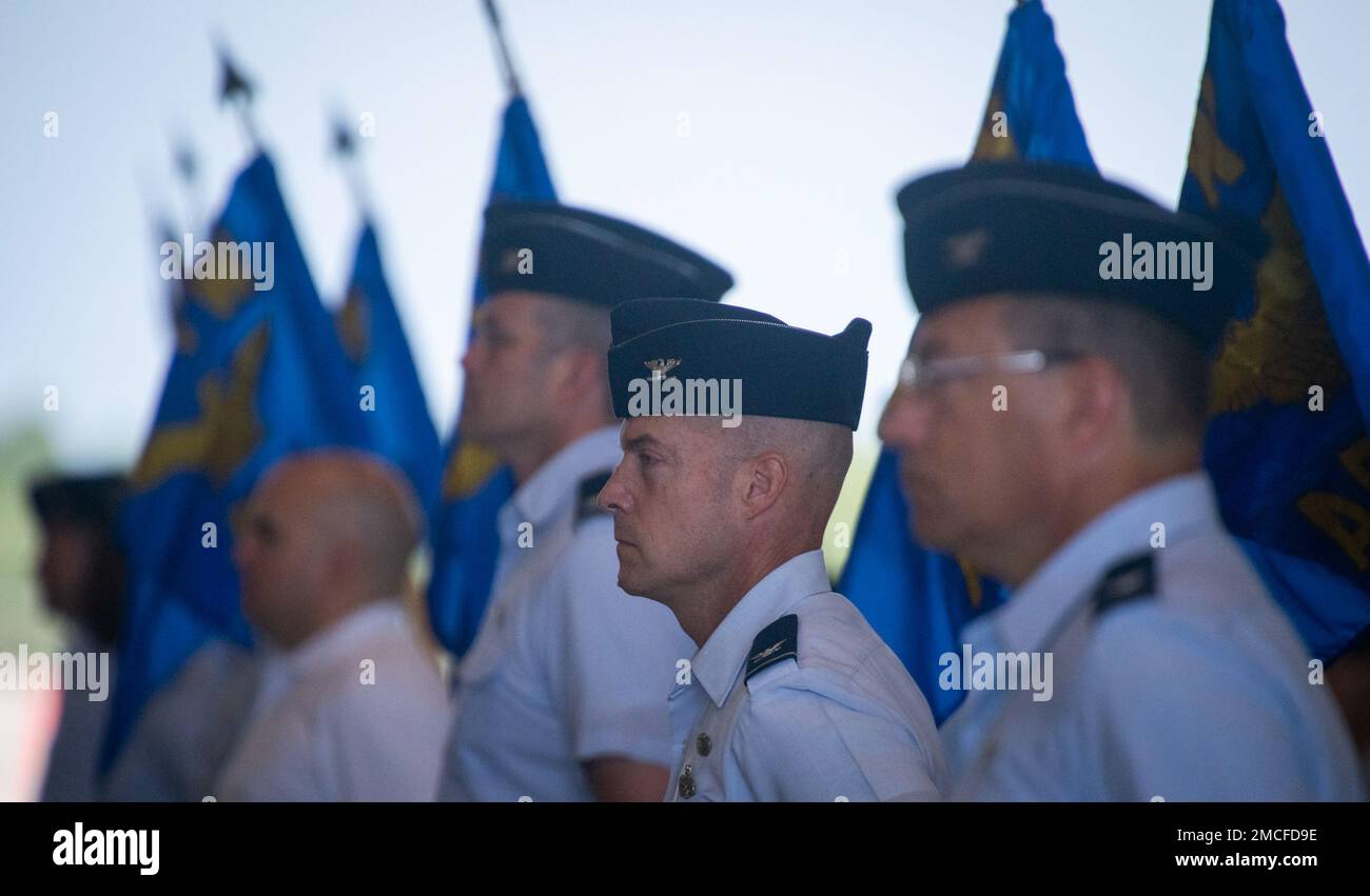 Col. David Moreland, 96th Maintenance Group commander, stands with ...