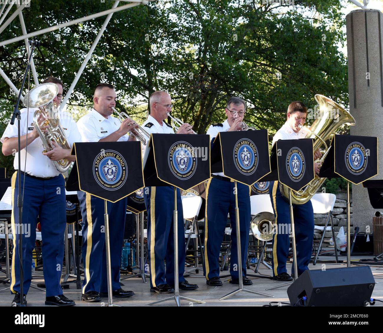126th army band hi-res stock photography and images - Alamy