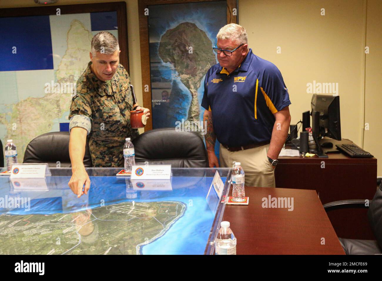 U.S. Marine Corps Col. Christopher L. Bopp, commanding officer for ...