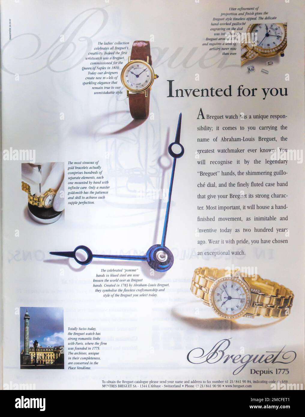 Luxury watches advertisements hi-res stock photography and images - Alamy