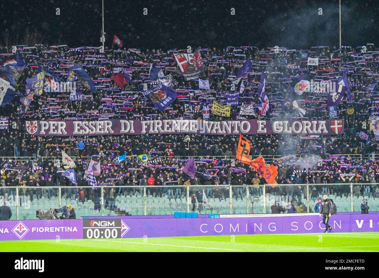 Artemio Franchi stadium, Florence, Italy, January 21, 2023, Fiorentina ...