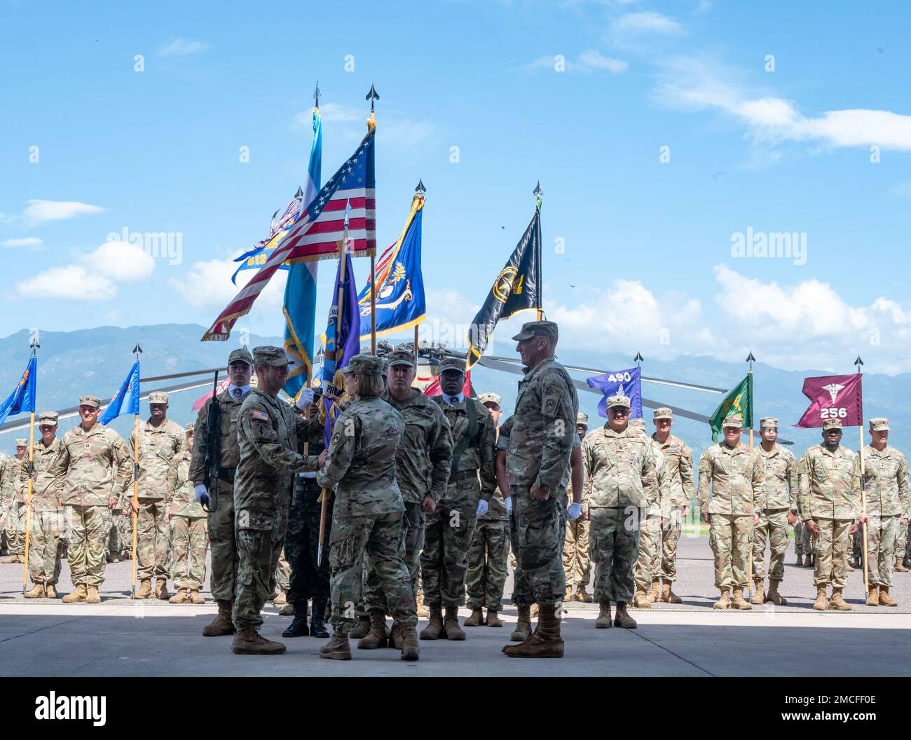 U.S. Army Col. Phillip Brown, incoming Joint Task Force-Bravo commander ...