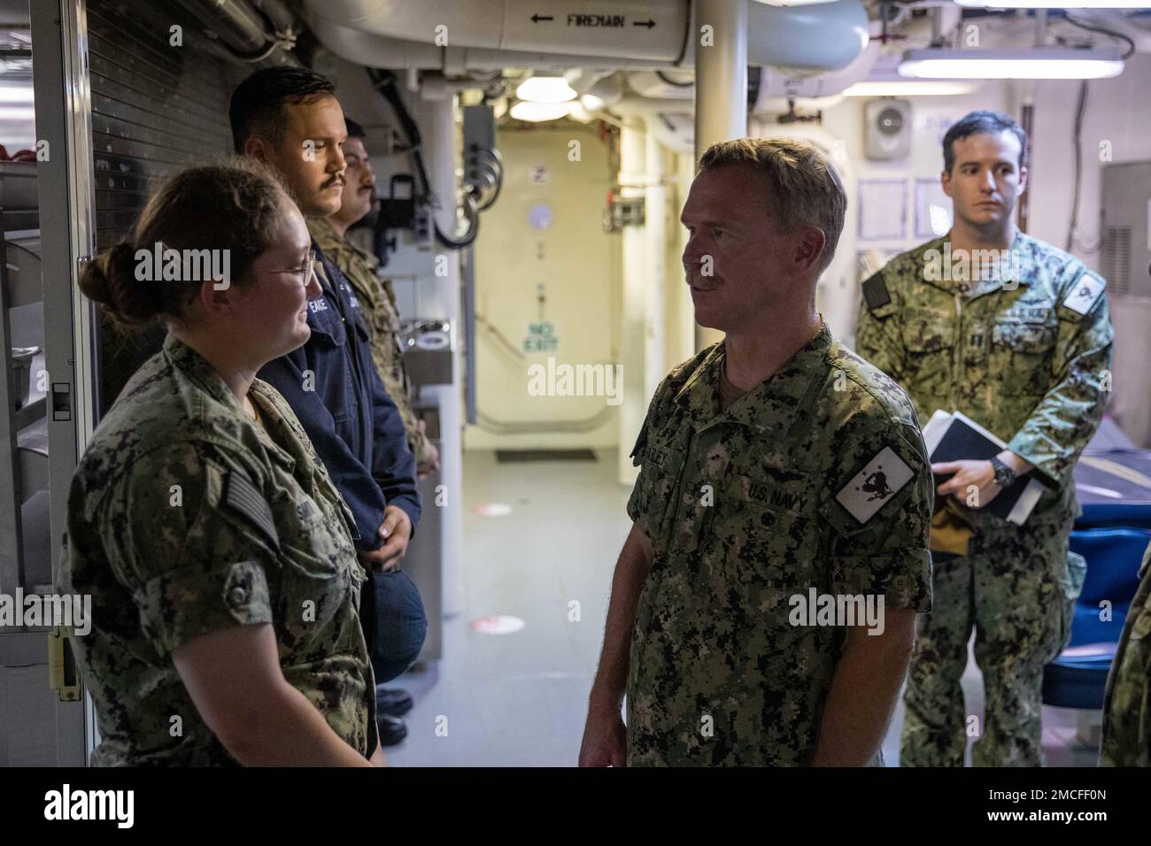 220630-N-NR343-1377 NAVAL SUPPORT ACTIVITY BAHRAIN (June 30, 2022) Rear ...