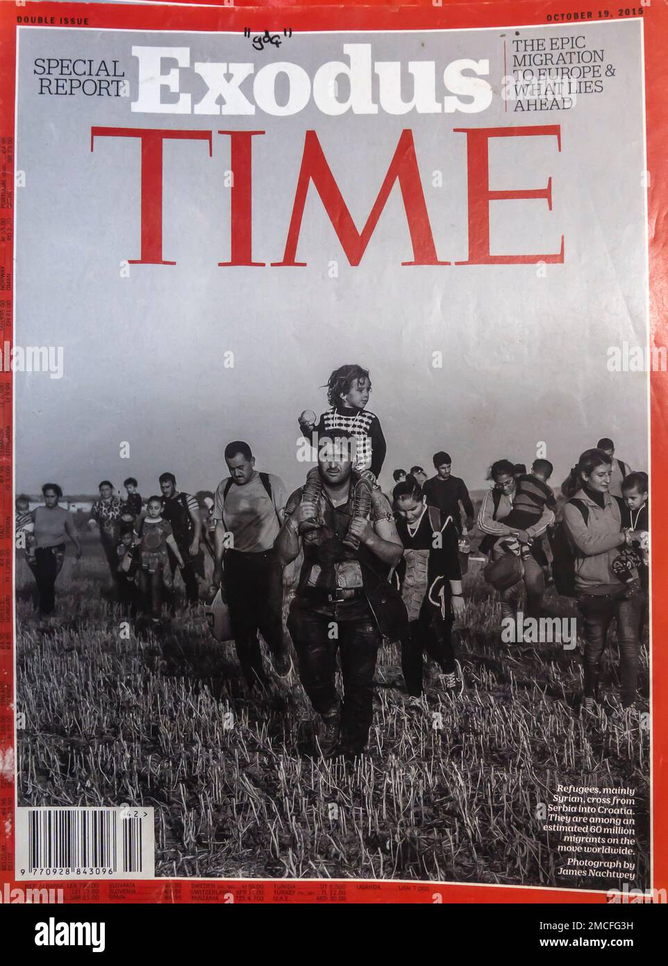 TIME magazine - October 2015 cover Stock Photo - Alamy