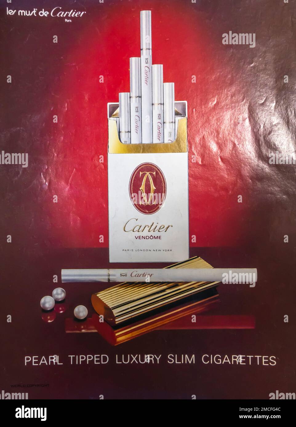 Cartier cigarette hi-res stock photography and images - Alamy