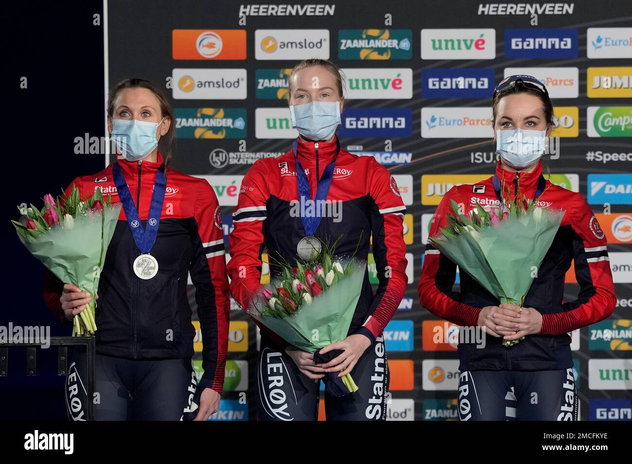 Norway's Marit Fjellanger Bohm, Ragne Wiklund and Sofie Karoline Haugen ...