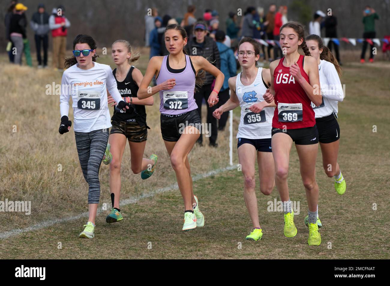 Ellie Shea (345), Abbey Nechanicky (371), Irene Riggs (372), Eva ...