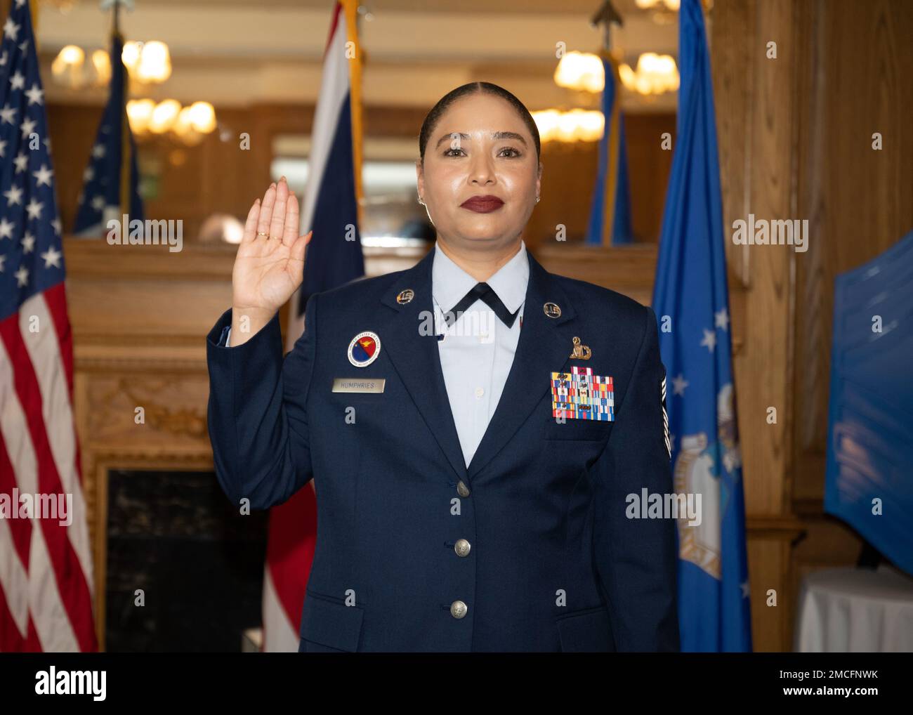 U.S. Air Force Chief Master Sgt.Wakisha Humphries, 100th Operations ...