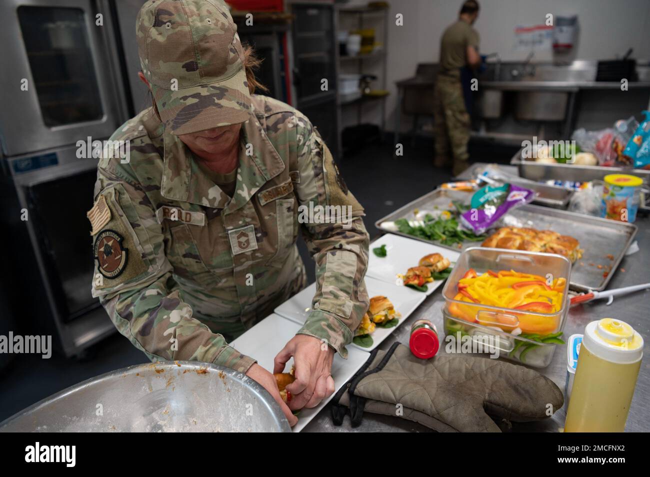 U.S. Air Force Chief Master Sgt. Marty Arnold, a 1st Special Operations ...
