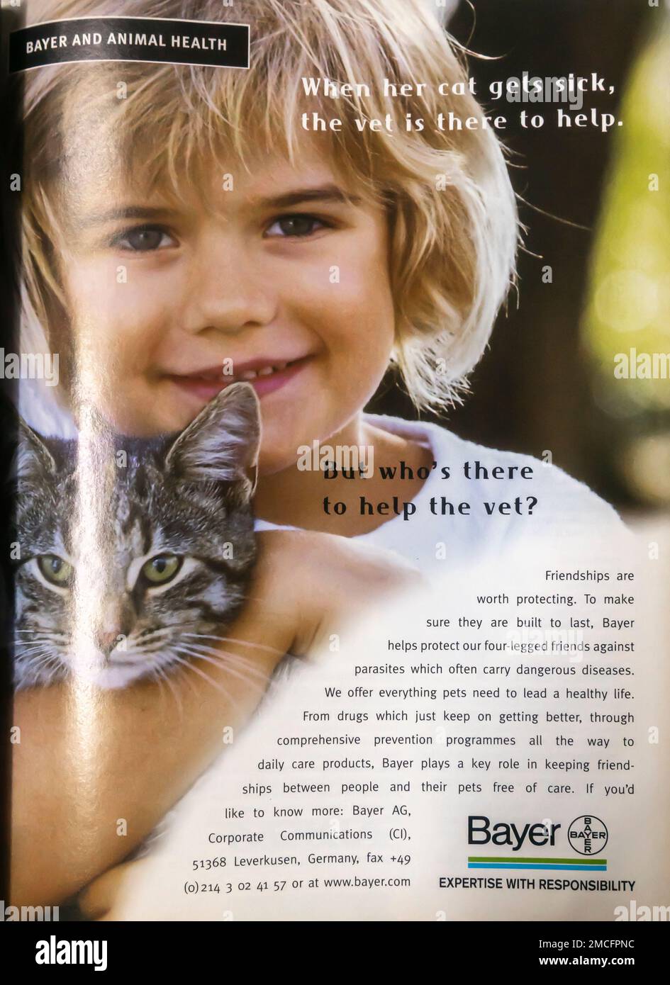 Bayer ads hi-res stock photography and images - Alamy