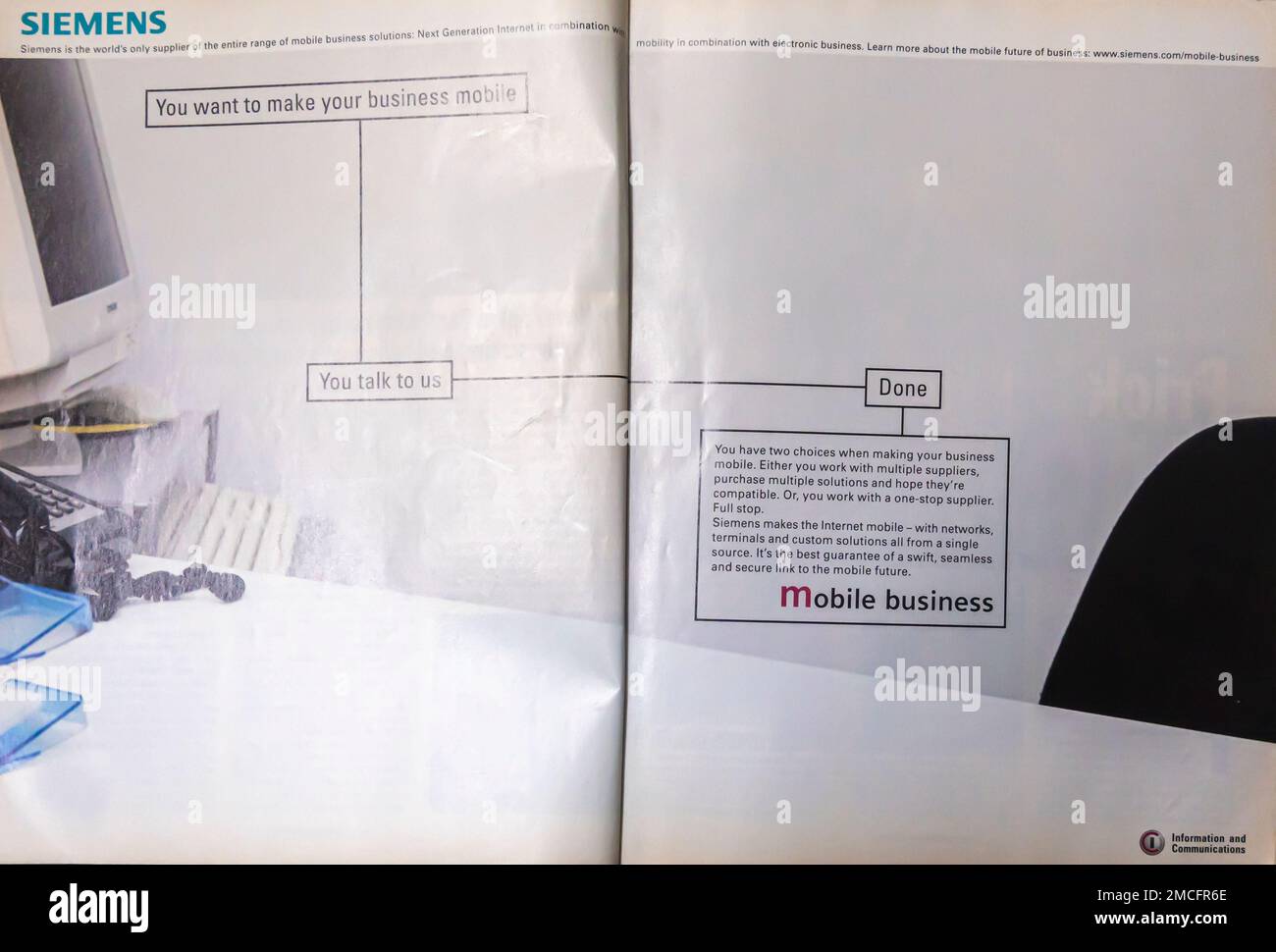 Technology advert technology hi-res stock photography and images - Alamy