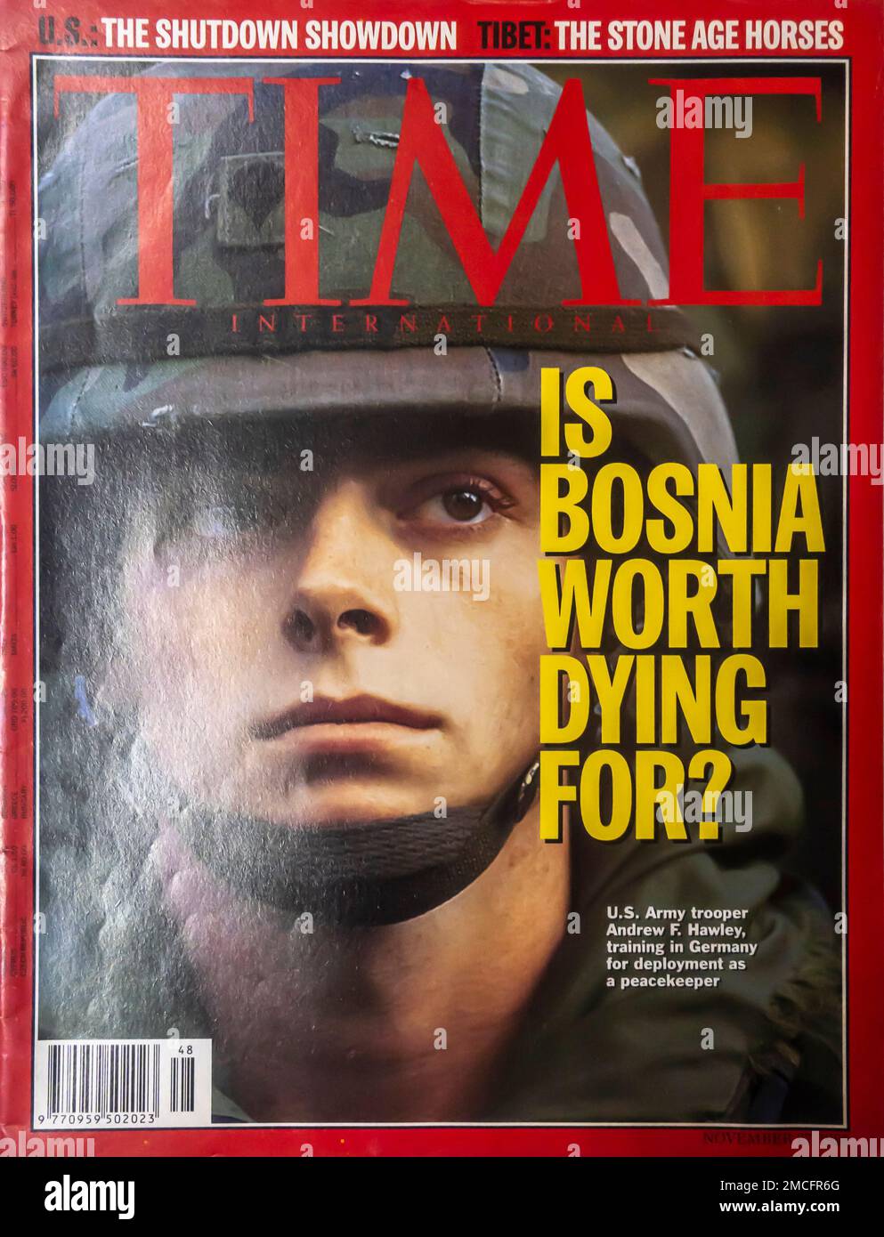 TIME magazine - November 27, 1995 Stock Photo - Alamy
