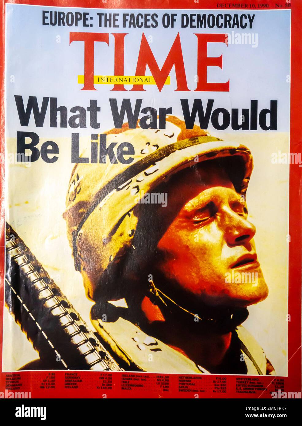 TIME magazine cover - December 10, 1990 Stock Photo - Alamy