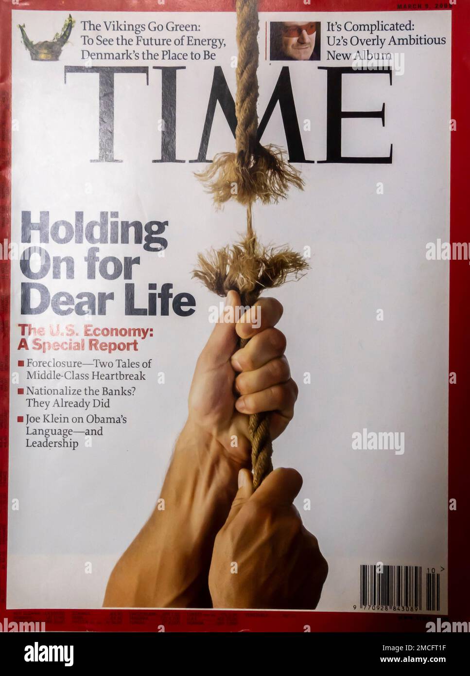TIME magazine cover - March 9, 2009 Stock Photo - Alamy