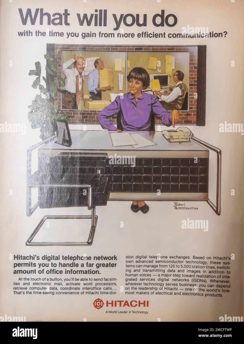 Hitachi advert hitachi hi-res stock photography and images - Alamy