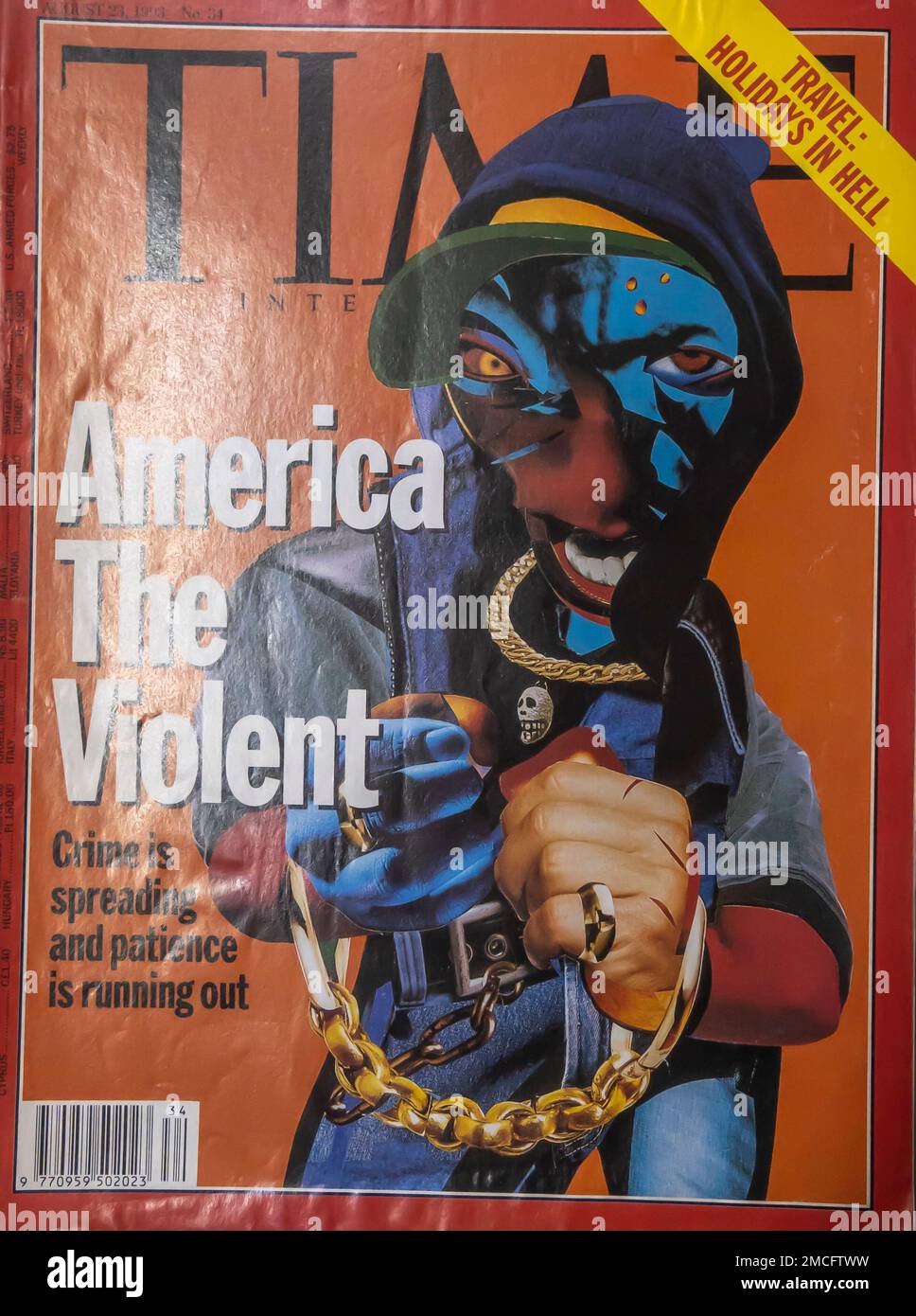 TIME magazine cover - August 23, 1993 Stock Photo - Alamy