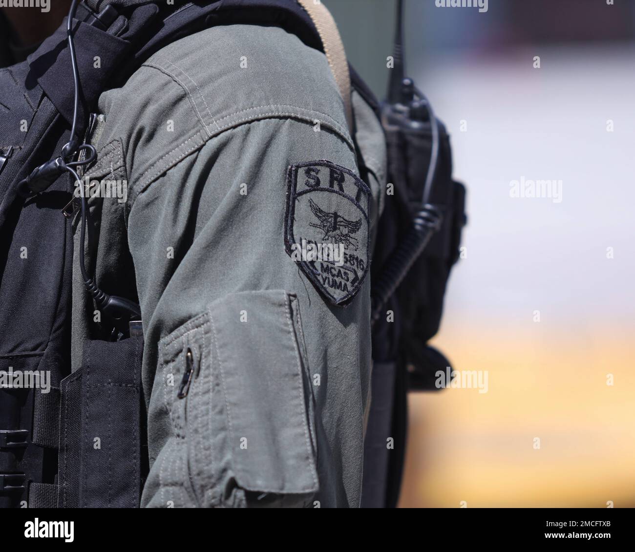 U.S. Marine Corps Cpl. Andres Moreno, special reaction team (SRT ...