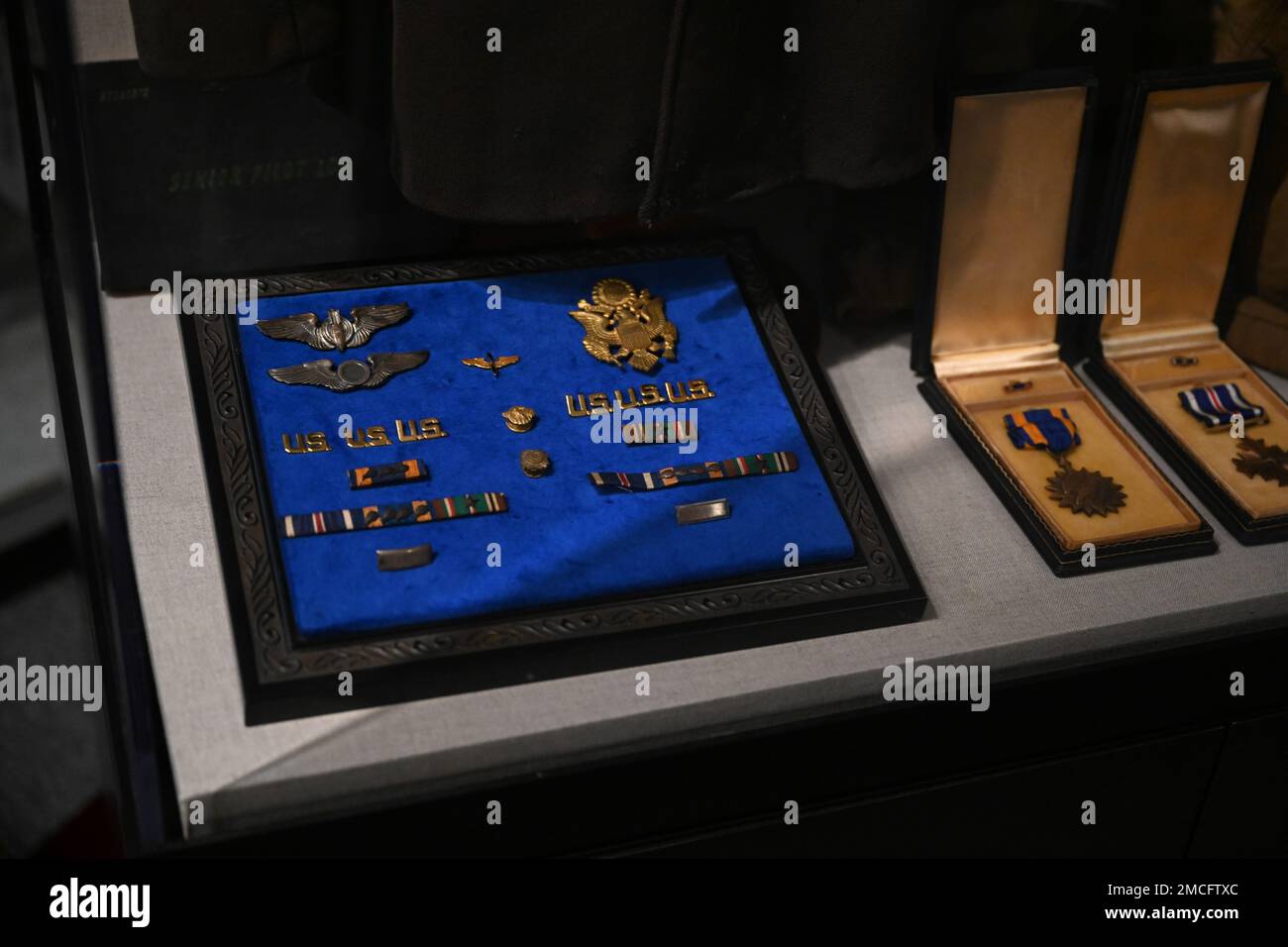 Medals from Lt. James “Jim” Singleton Swann Jr’s time in service are ...