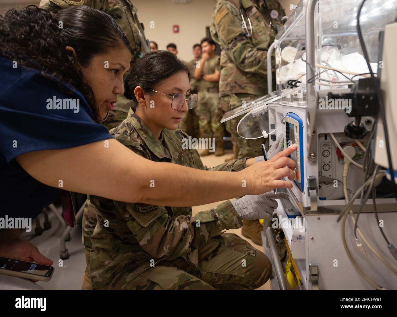 U.S. Air Force Capt. Janet Marisol Ramos, 59th Medical Wing respiratory ...