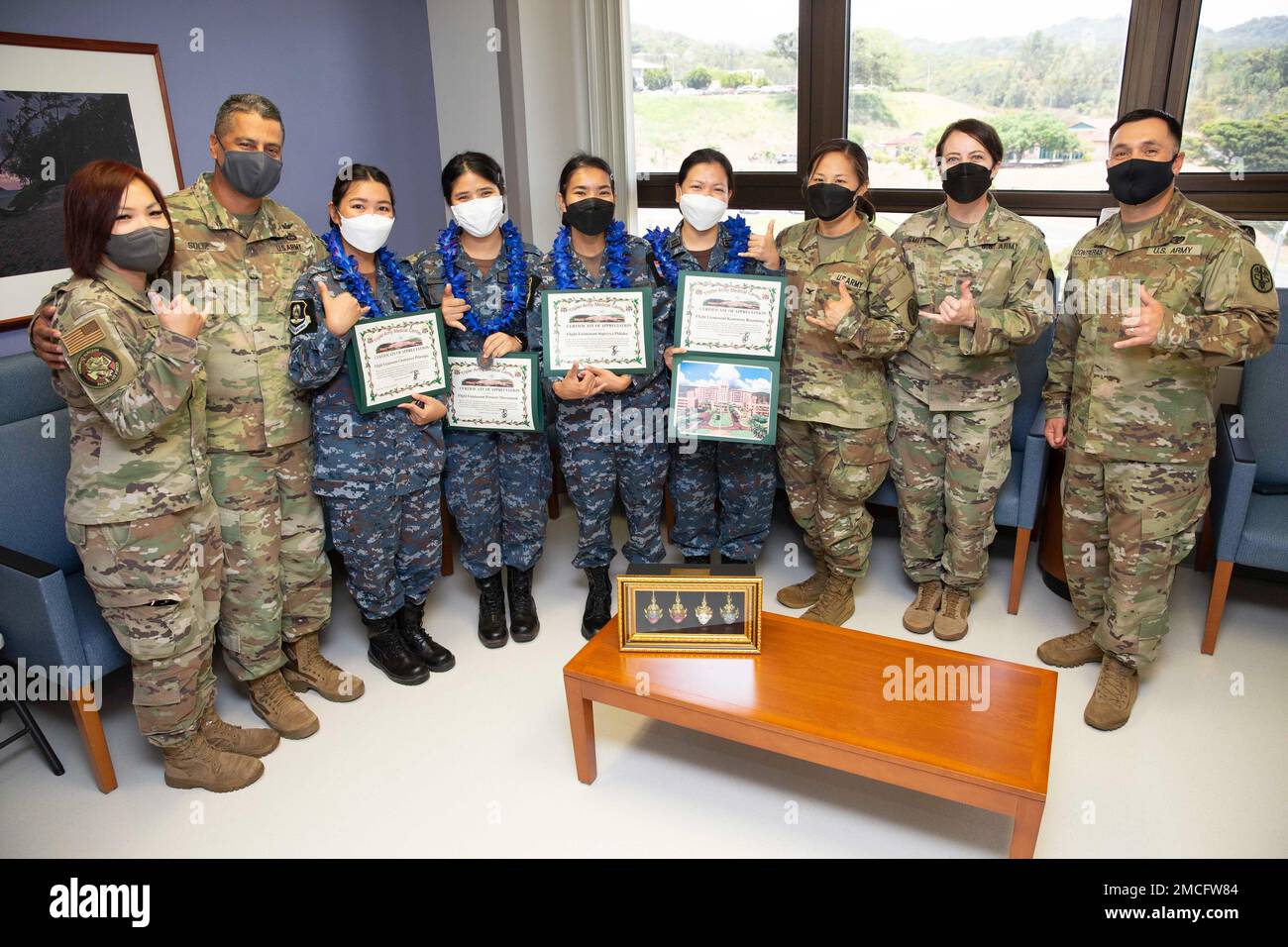 During a small ceremony June 30, TAMC Leaders, Col. Bill Soliz and ...