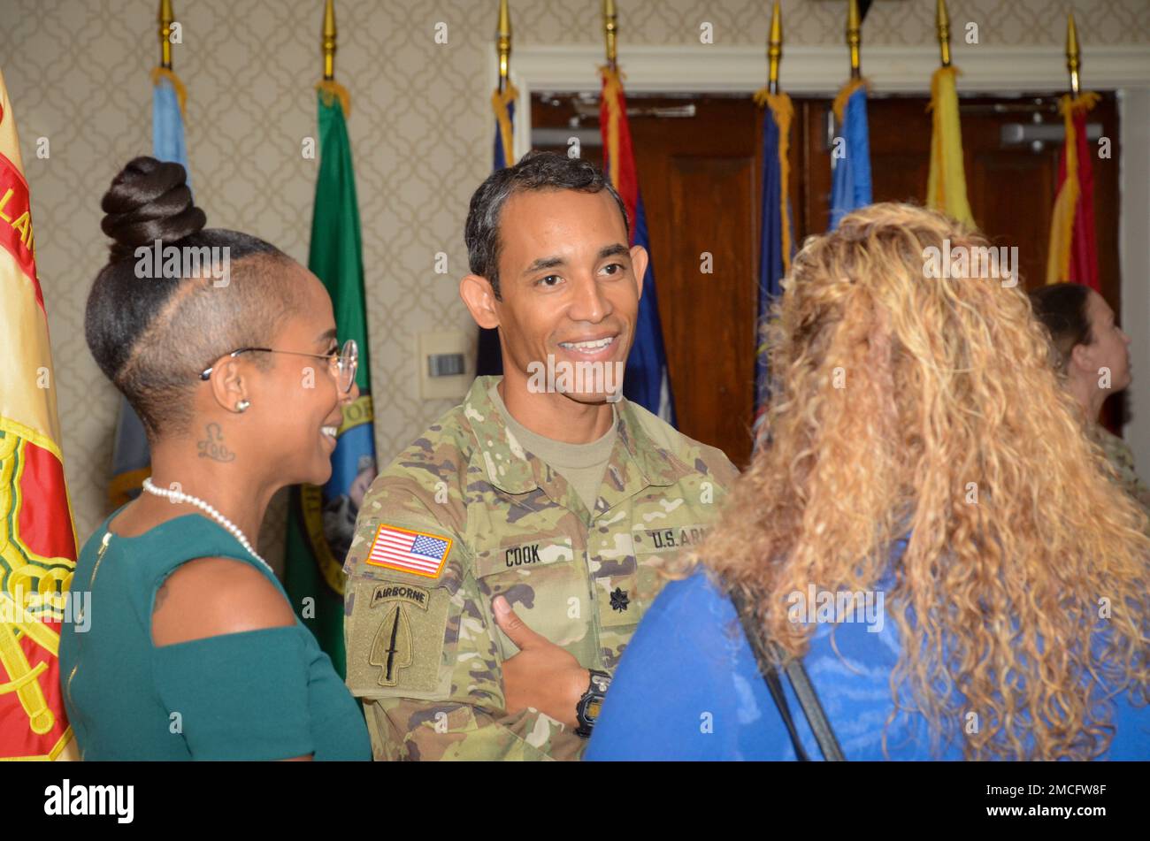 FORT MEADE, Md - Lt. Col. Chaveso Cook, the incoming commander of the ...