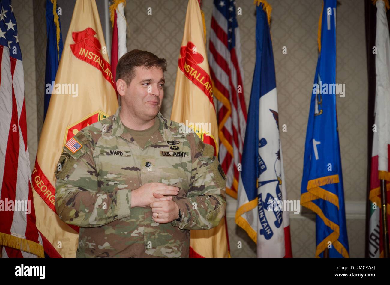 FORT MEADE, Md - Lt. Col. Stephen P. Ward, the outgoing commander of ...