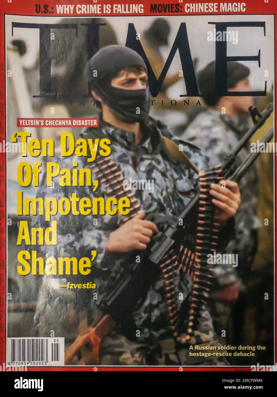 TIME magazine cover - January 29, 1999 Stock Photo - Alamy