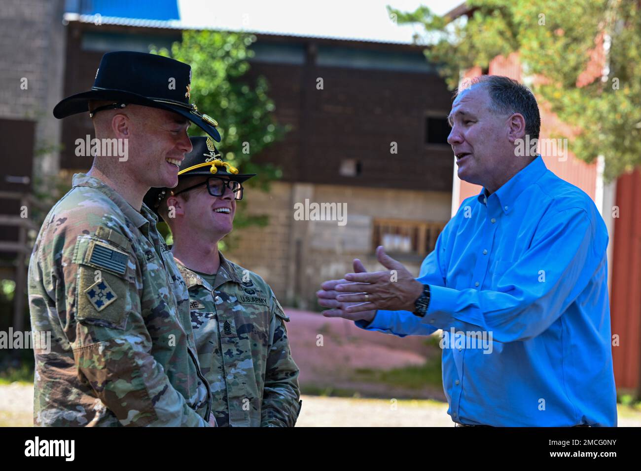 U.S. Army Lt. Col. Jacob Teplesky, commander of the 4th Squadron, 10th ...