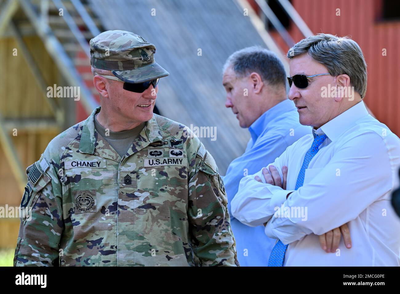 U.S. Army Command Sgt. Maj. Kenneth Chaney, command sergeant major of ...