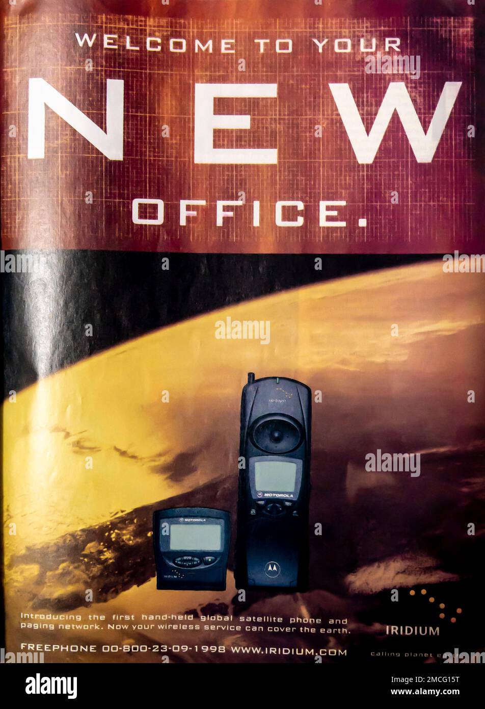 First Satellite Phone