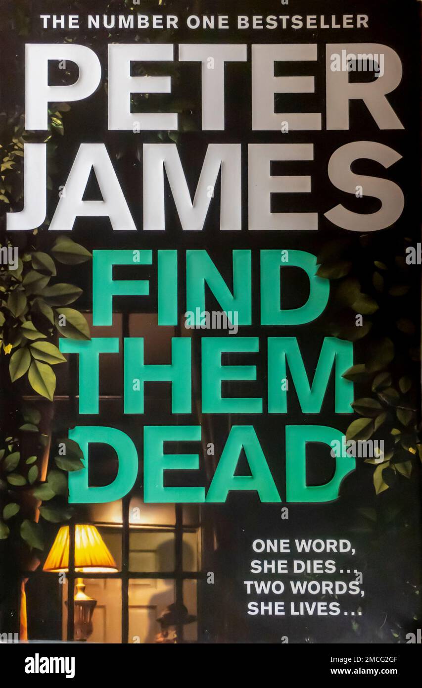 Find Them Dead Book by Peter James 2020 Stock Photo - Alamy