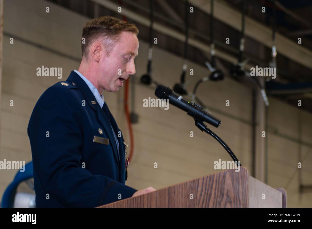 U.S. Air Force Lt. Col. Matt Cherry, 628th Logistics Readiness Squadron ...
