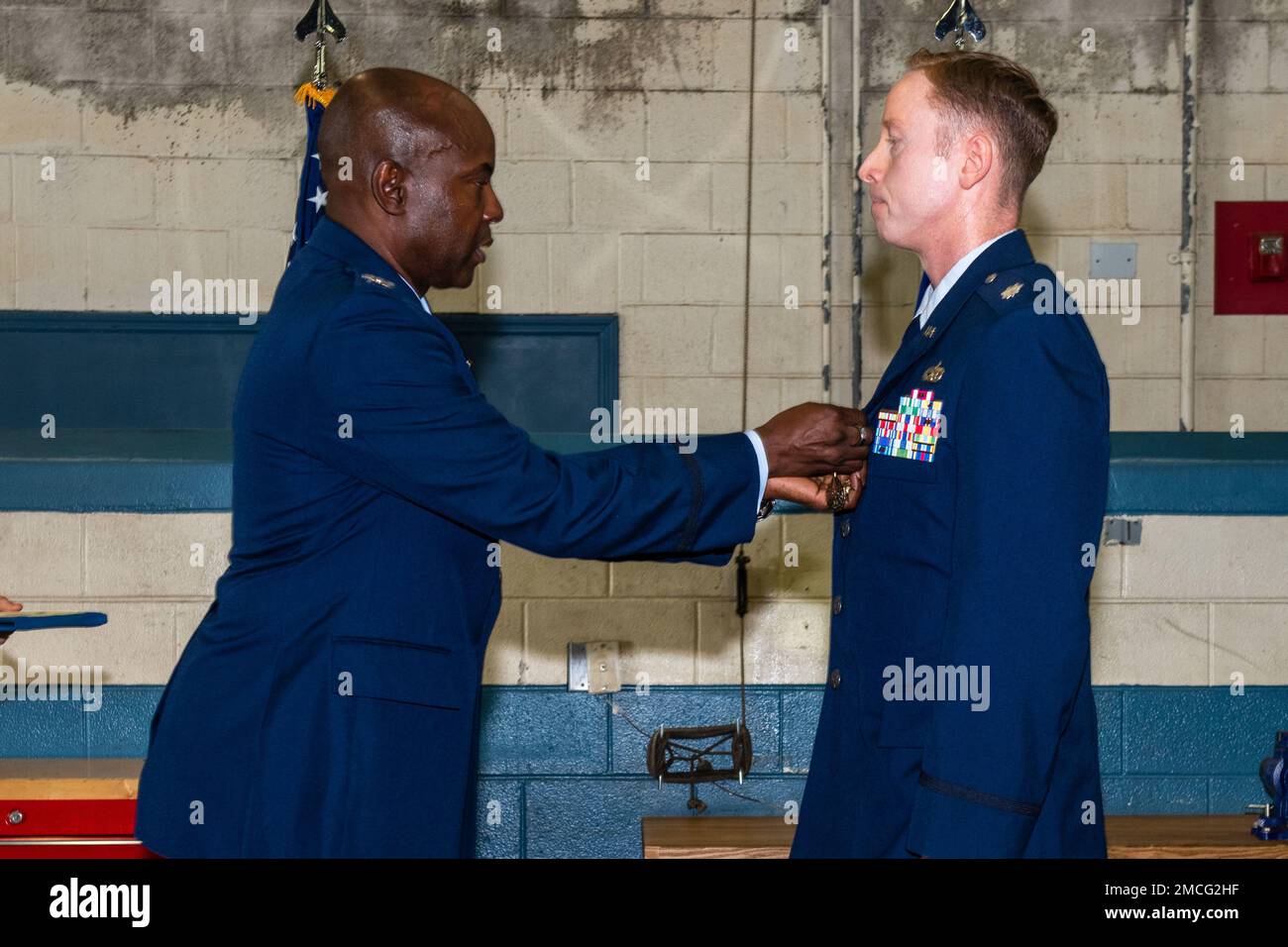 U.S. Air Force Col. Callistus Elbourne, 628th Mission Support Group ...