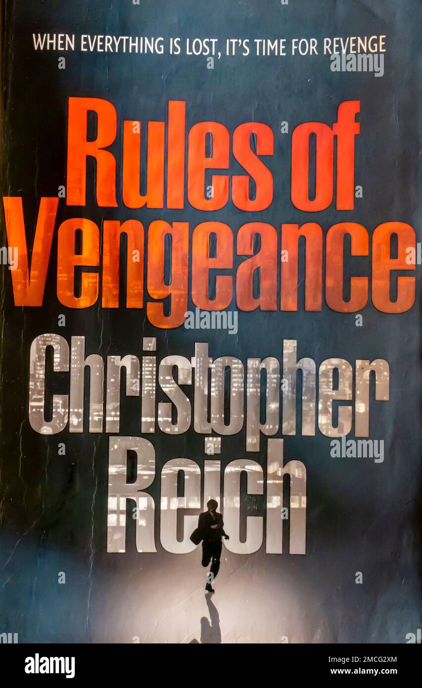 Rules of Vengeance Book by Christopher Reich 2009 Stock Photo - Alamy