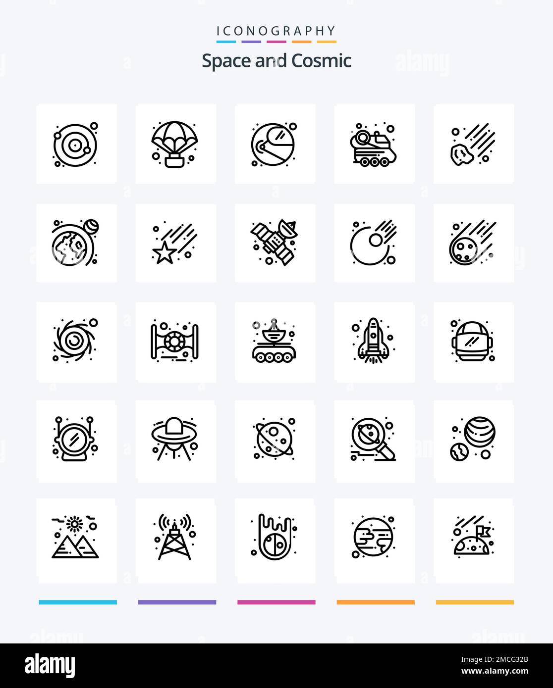 Helmet astronaut space outline vector Stock Vector Images - Alamy