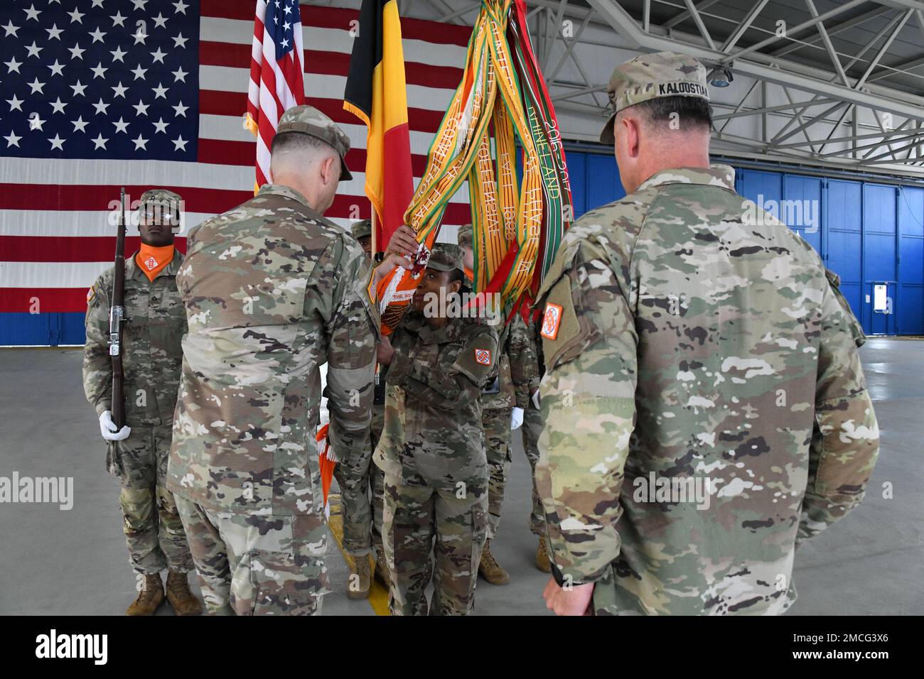 Lt. Col. Michael A. Duval, incoming Commander, 39th Signal Strategic ...