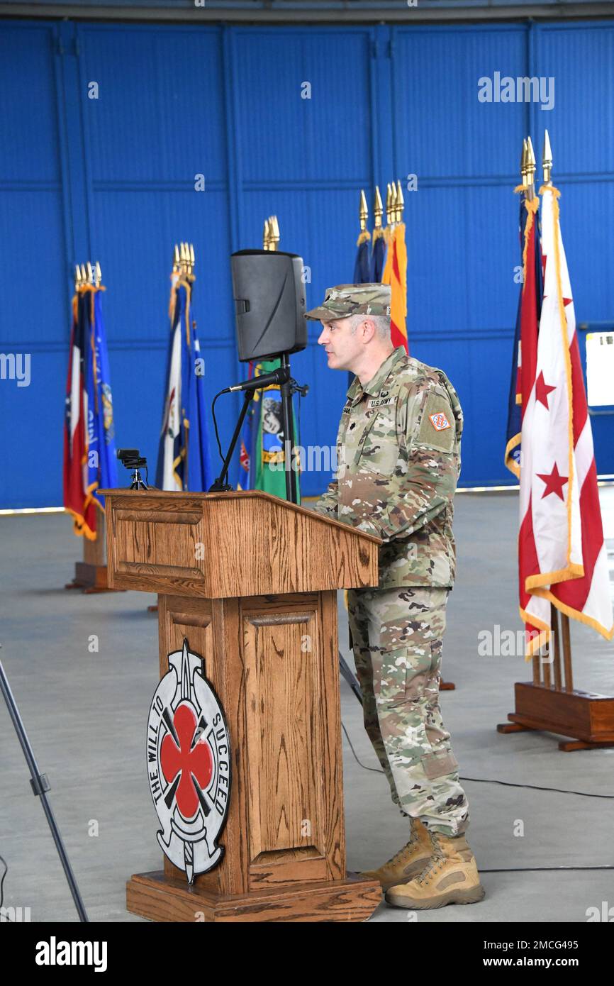 Lt. Col. Jared W. Snawder, outgoing Commander, 39th Signal Strategic ...